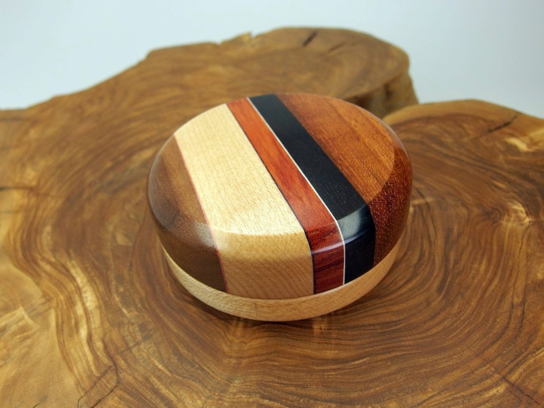 Artisan Exotic Wood Trinket Box: Handcrafted Keepsake Box - Etsy