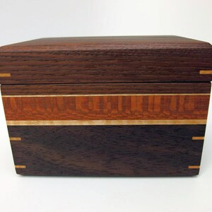 Handcrafted Exotic Hardwood Keepsake Box: Velvet Lined Memory Box - Etsy