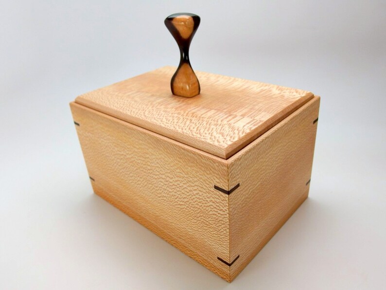 Lift-top Handmade Box. Artisan Box. 7 X 5 X 4. Handcrafted - Etsy