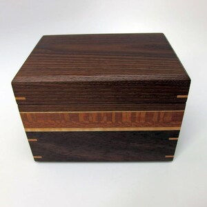 Handcrafted Exotic Hardwood Keepsake Box: Velvet Lined Memory Box - Etsy