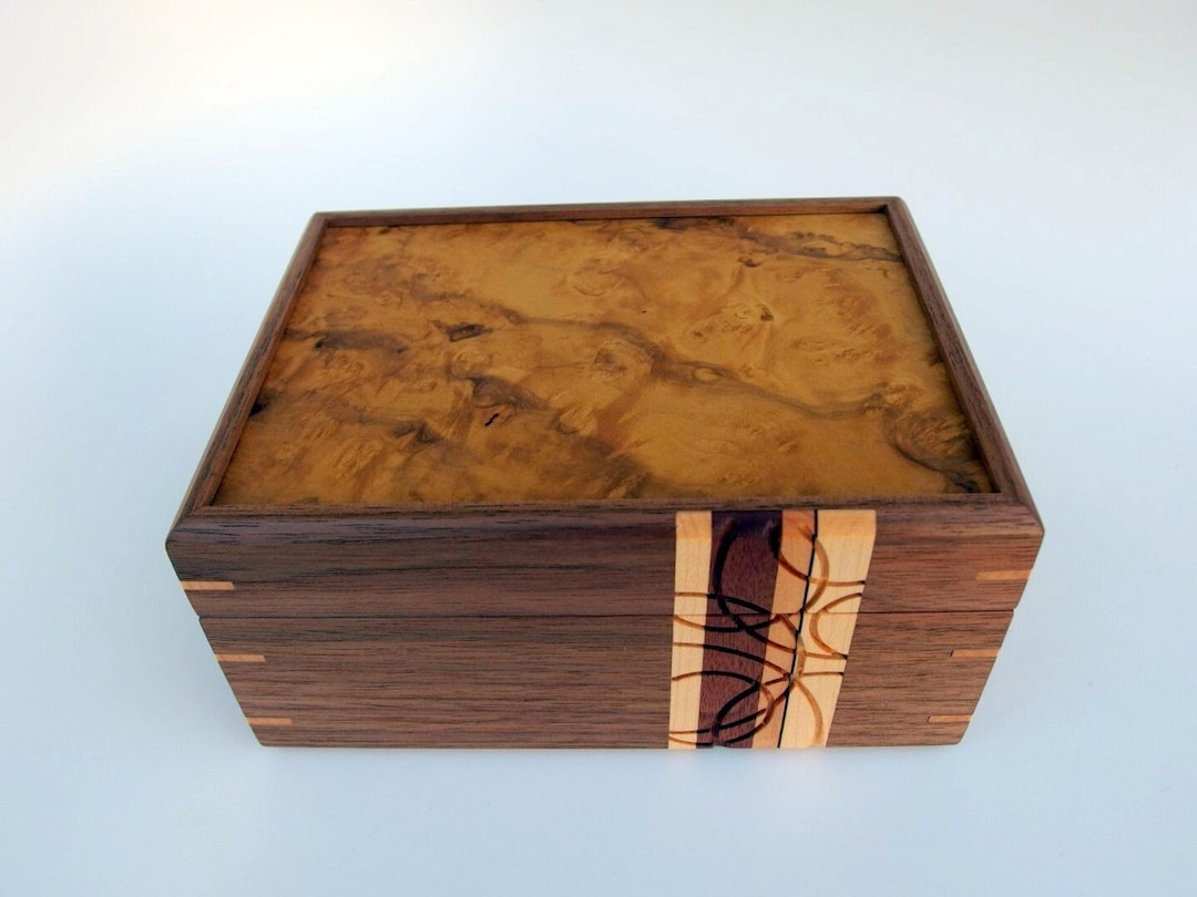 Artisan Handcrafted Box High-end Keepsake Memory Box Handmade Wooden ...