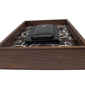 Luxury Valet Tray for Keys Wallet. 10" X 7.5" X 2". Dresser Box. High ...