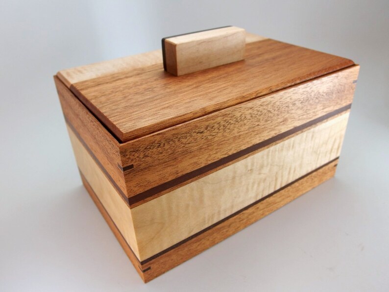 Modern Style Lift-top Box. Handmade Box. Artisan Box. 9.25 X | Etsy