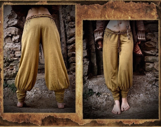 Organic Cotton Hemp Comfy Soft Earthy Pants With Print Eco Friendly ...