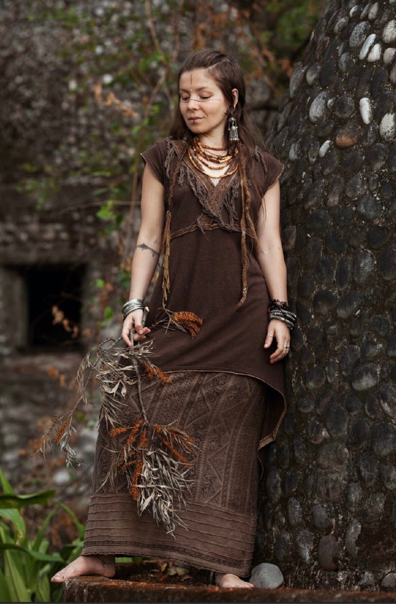 Outfit, Natural Clothing, Womens Tribal Clothing, Hemp, Pagan Clothing ...