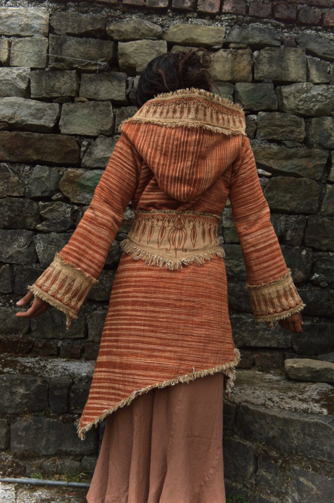 Gypsy Coat, Womens Tribal Coat, Egyptian Clothing, Khadi Coat ...