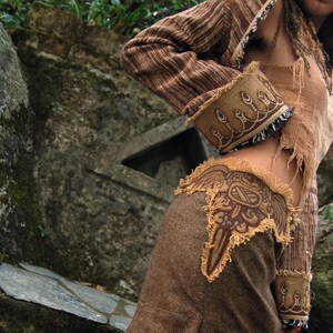 Woolen Long Skirt, Aztec Skirt, Mayan Embroidery Clothing, Earthy Color ...