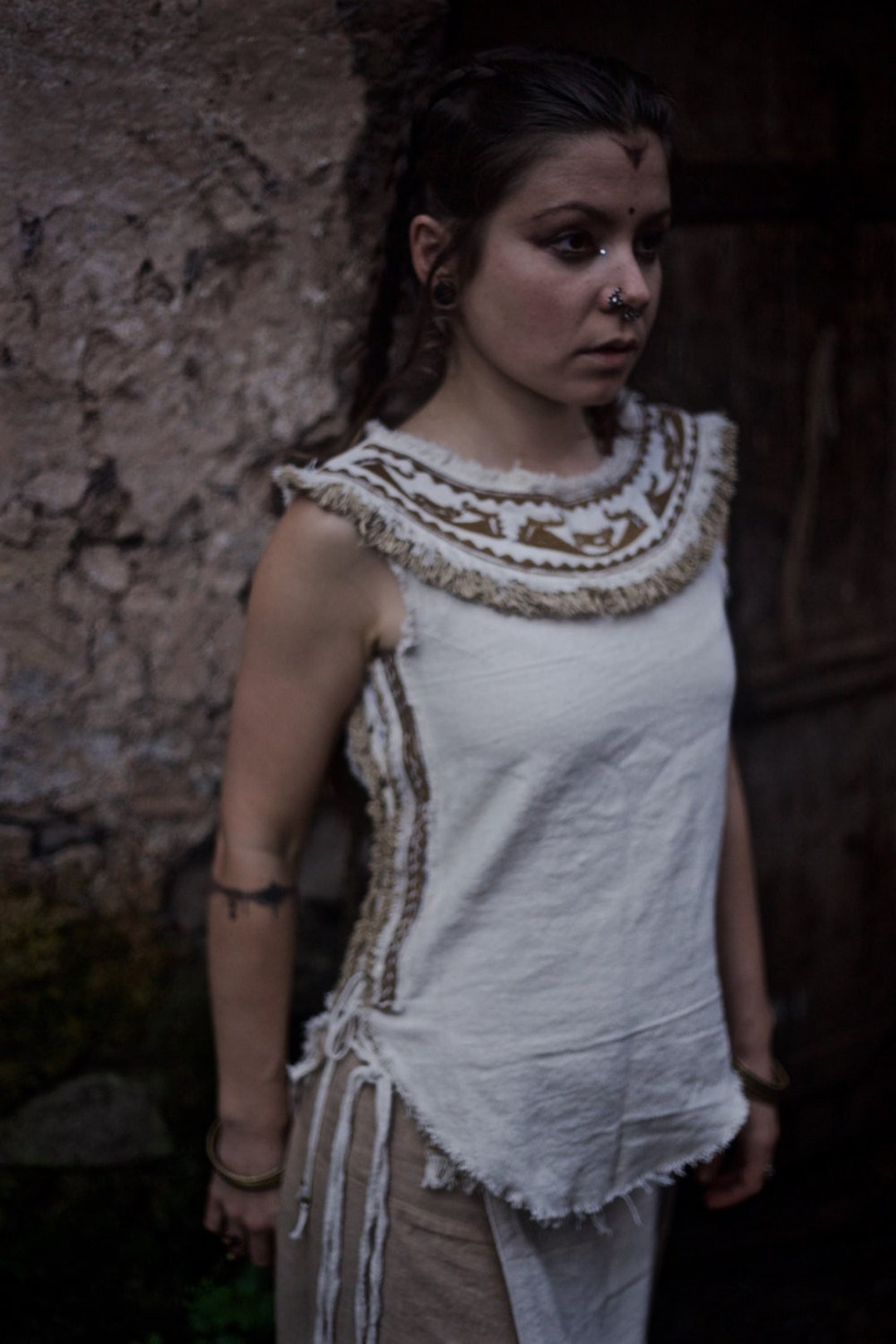 Native American Style Clothing, Women Embroidery Shirt, Tribal Top ...