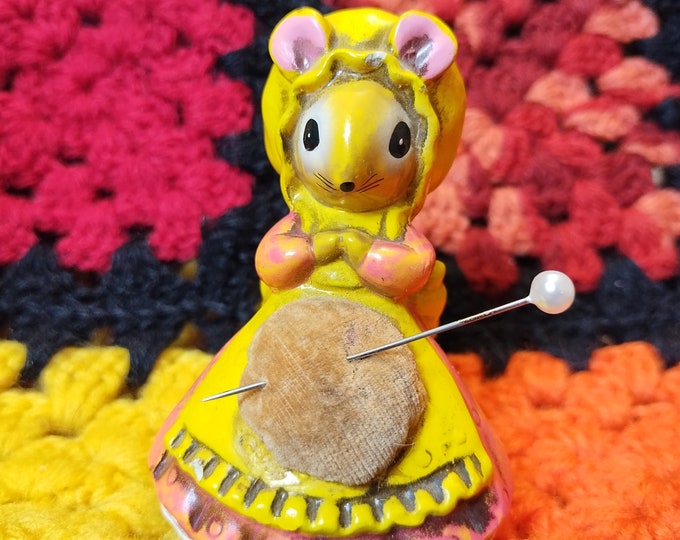 Vintage 70s Lorrie Design by Josef Mouse Pin Cushion - Etsy