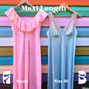 Pick Your Nylon Nightie! Vintage 50s/60s/70s Lace Nylon Lingerie Range ...