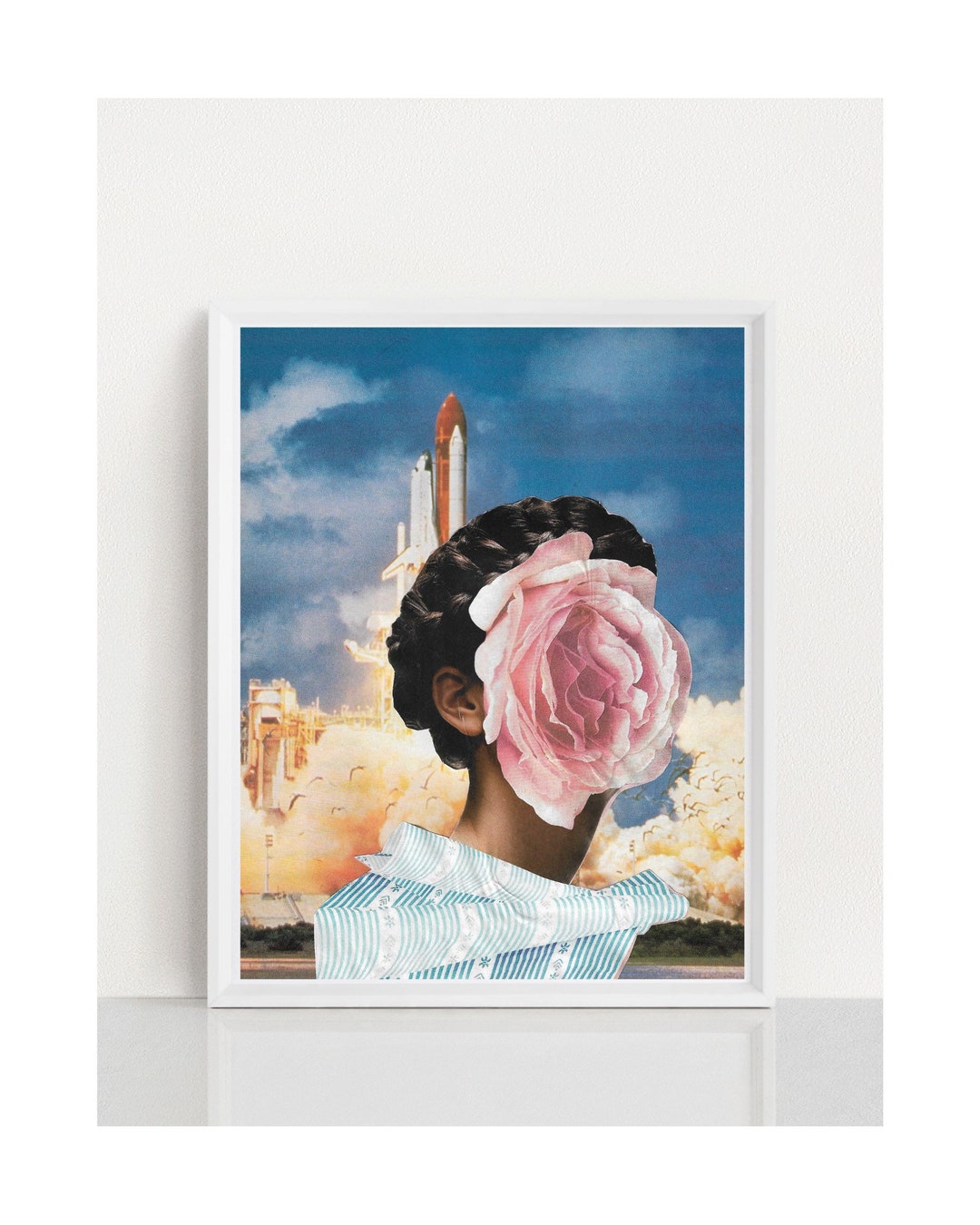 Rocket What - Surreal Collage Art Digital Download Print - Etsy