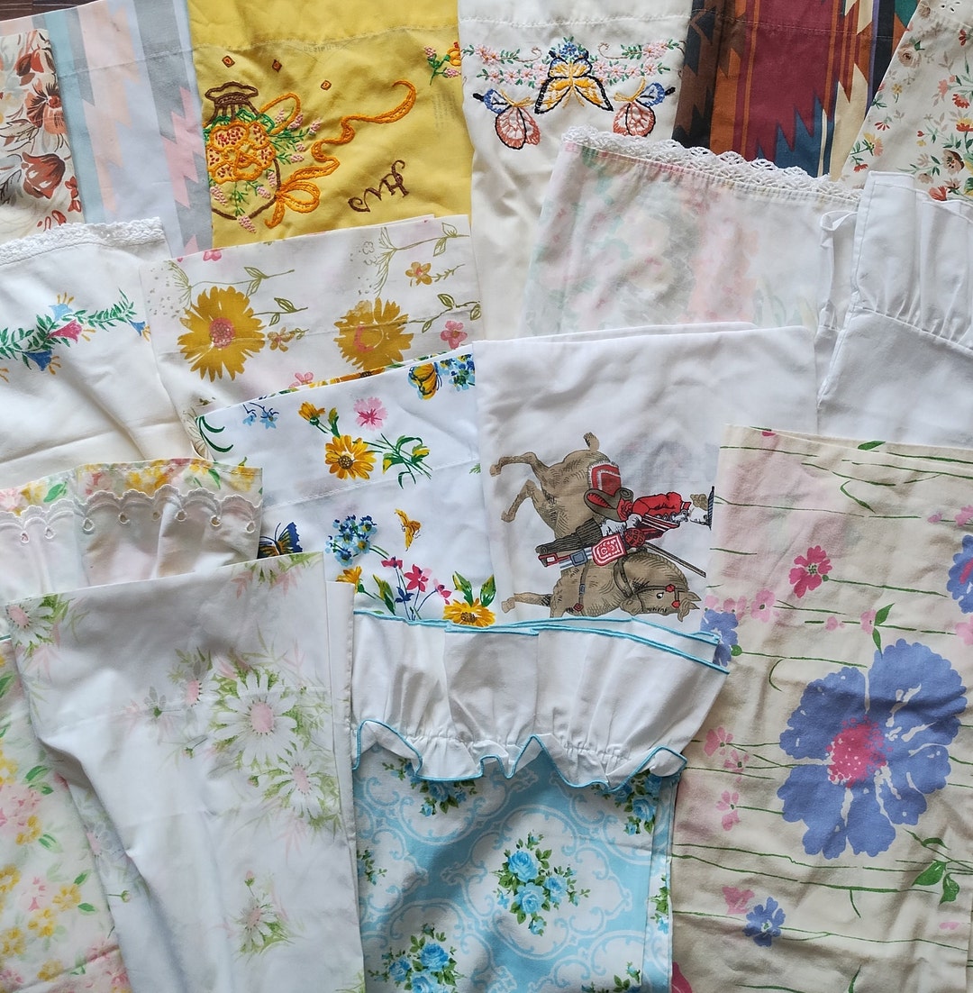 Pick Your Pillowcase! Vintage 60s/70s/80s Standard Pillowcase Mix N ...