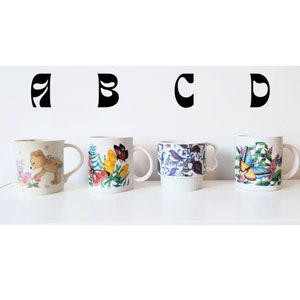 Pick Your Mug Vintage Patterned Mugs Boho Mix N Match Coffee Tea Cups ...