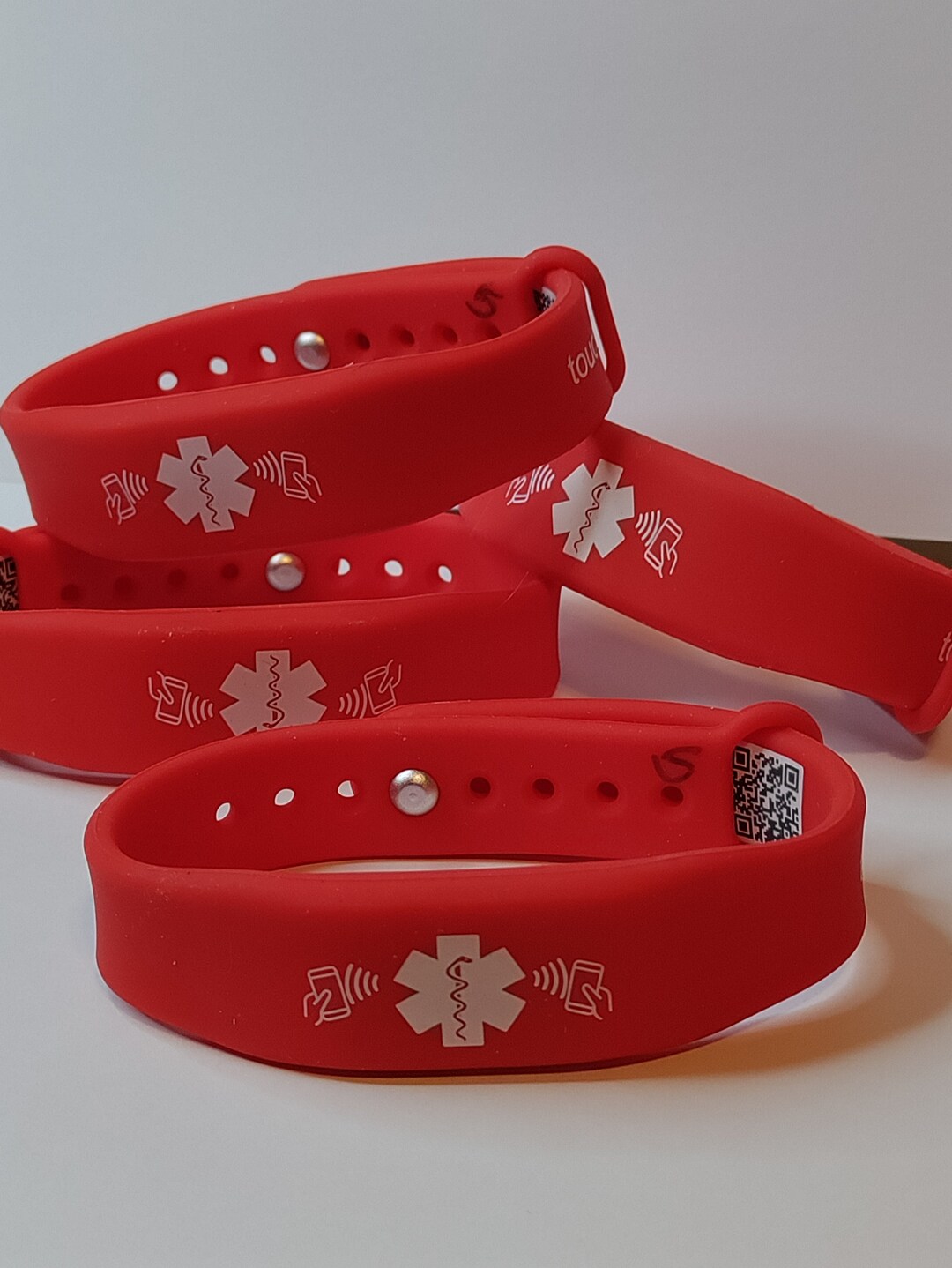 Digital Emergency Medical Bracelet Adjustable - Etsy