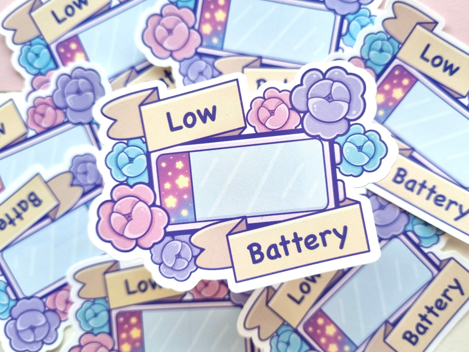 Low Battery Sticker - Mental Health Invisible Illness - Waterproof - Etsy