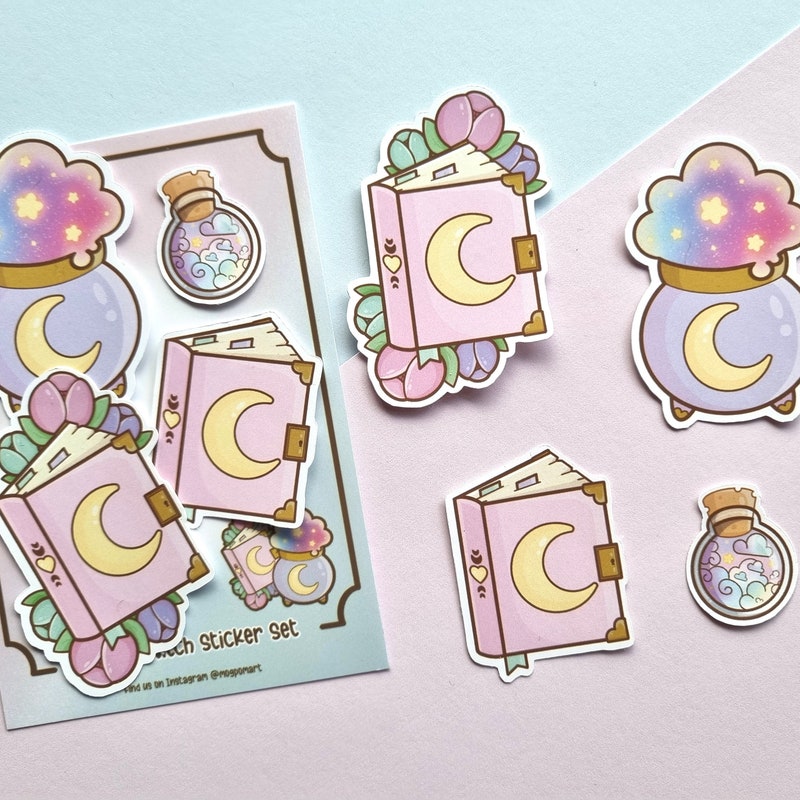 Witch Stickers - Etsy