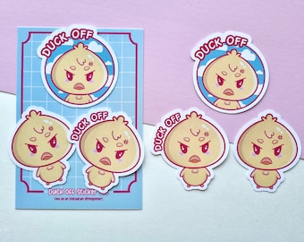 Duck off Sticker - Etsy
