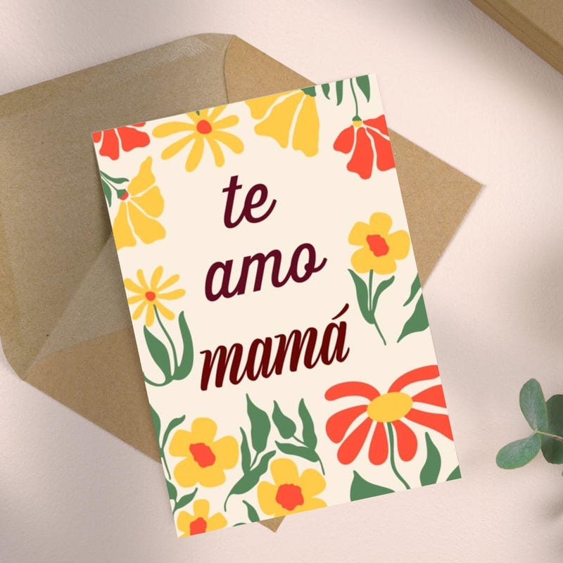 Spanish Mothers Day Cards - Etsy