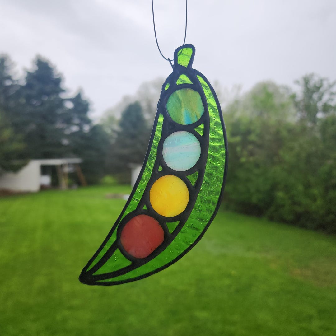 Magic Beans Stained Glass Suncatcher - Etsy