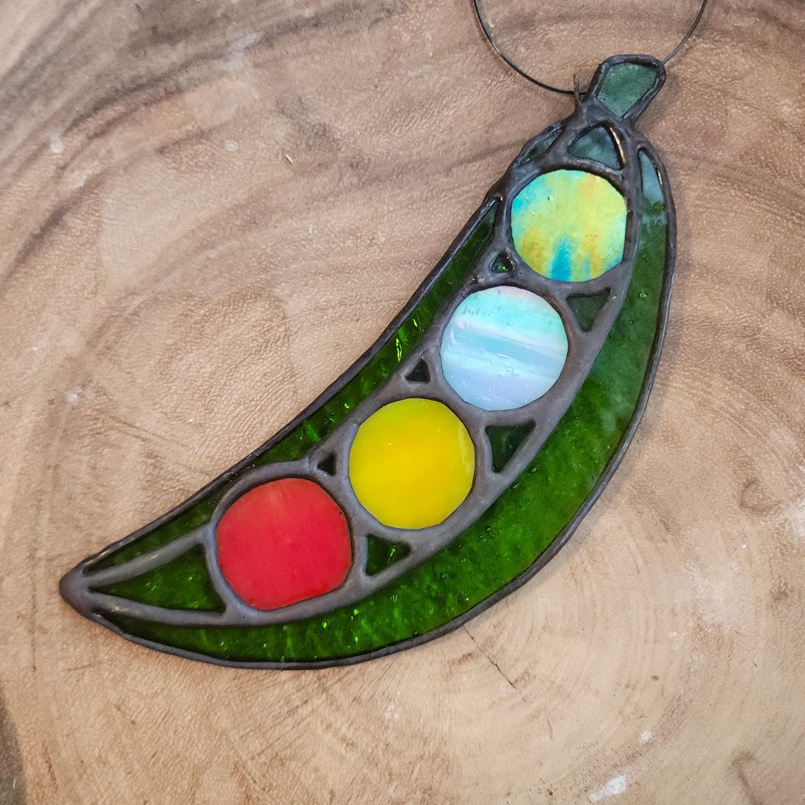Magic Beans Stained Glass Suncatcher - Etsy