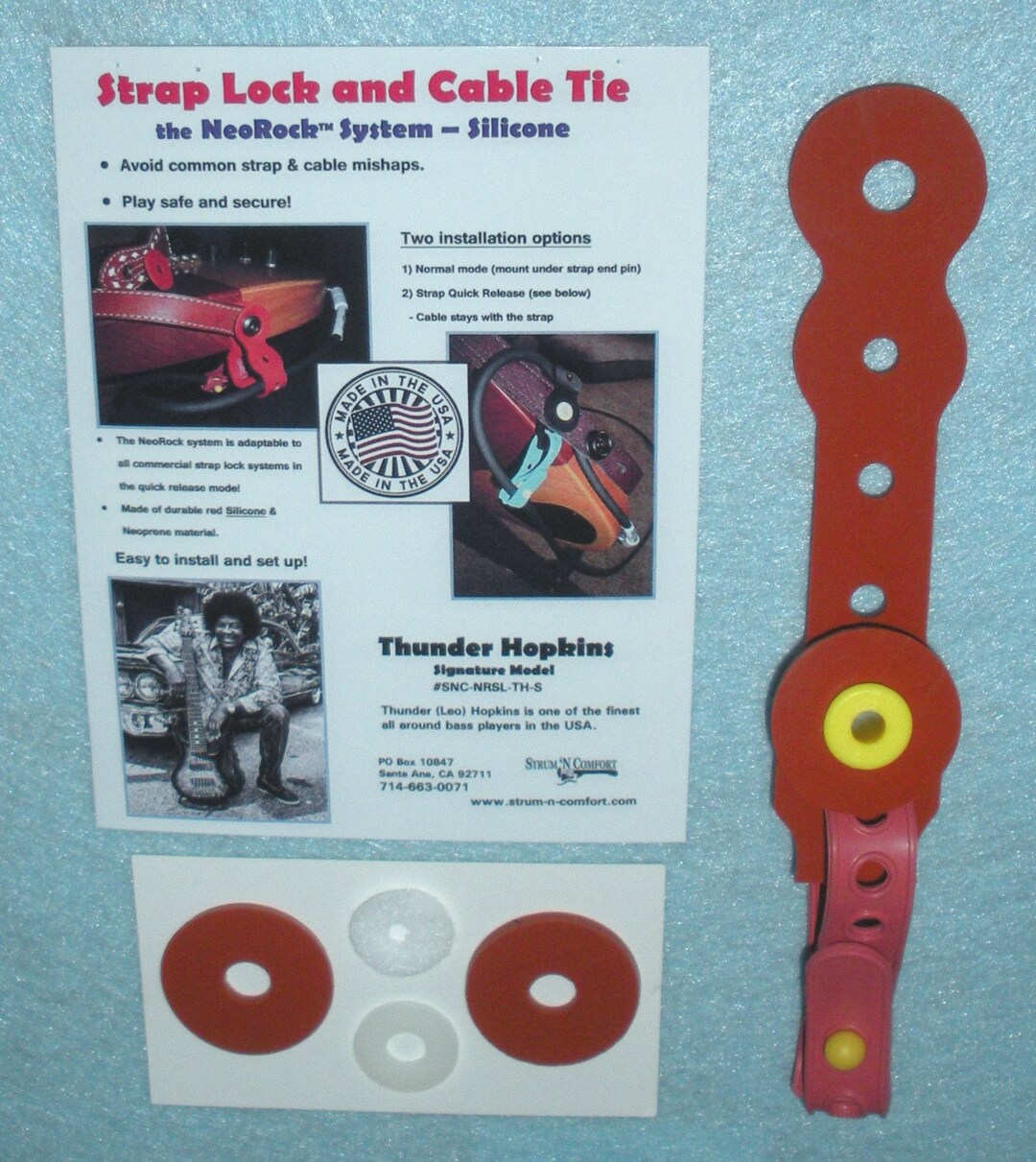 Guitar Strap Lock & Cable Tie System - Neorock - Etsy