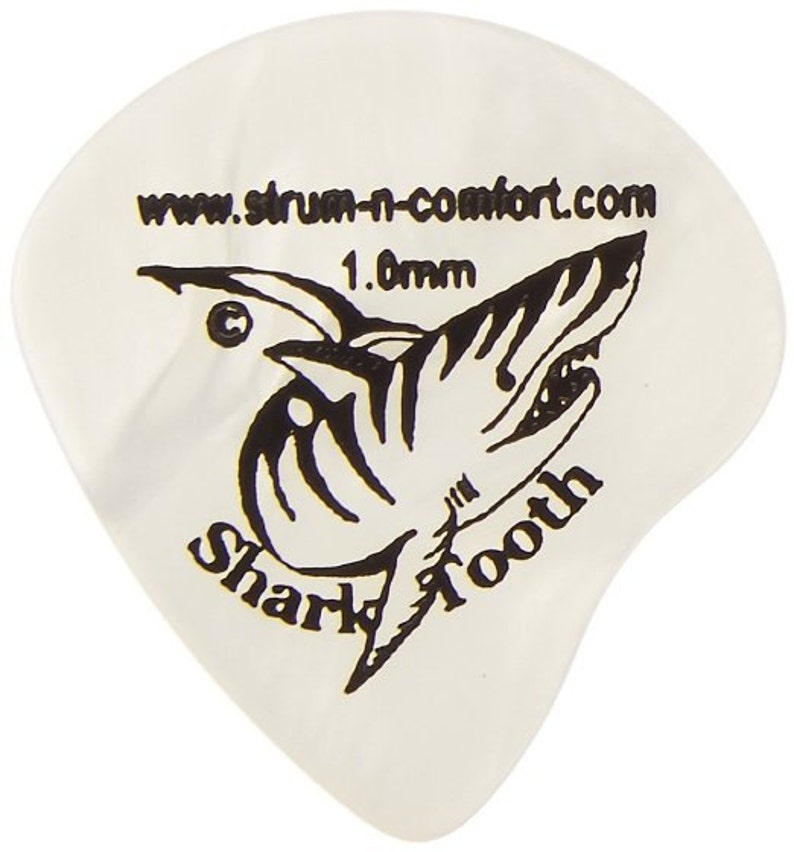 Sharktooth 1.0mm Heavy Flat Picks. 12 Unit Package! - Etsy