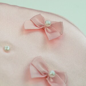Coquette Sleep Mask for Bride Pink Bow Eye Mask for Airplane Travel ...