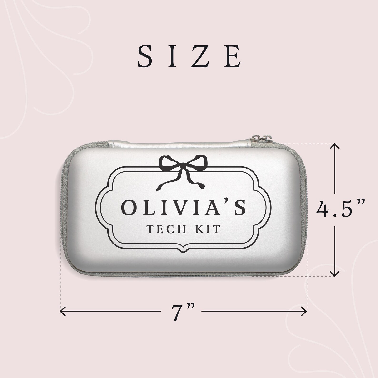 Personalized Tech Organizer for Women Travel Cord Pouch Aesthetic ...