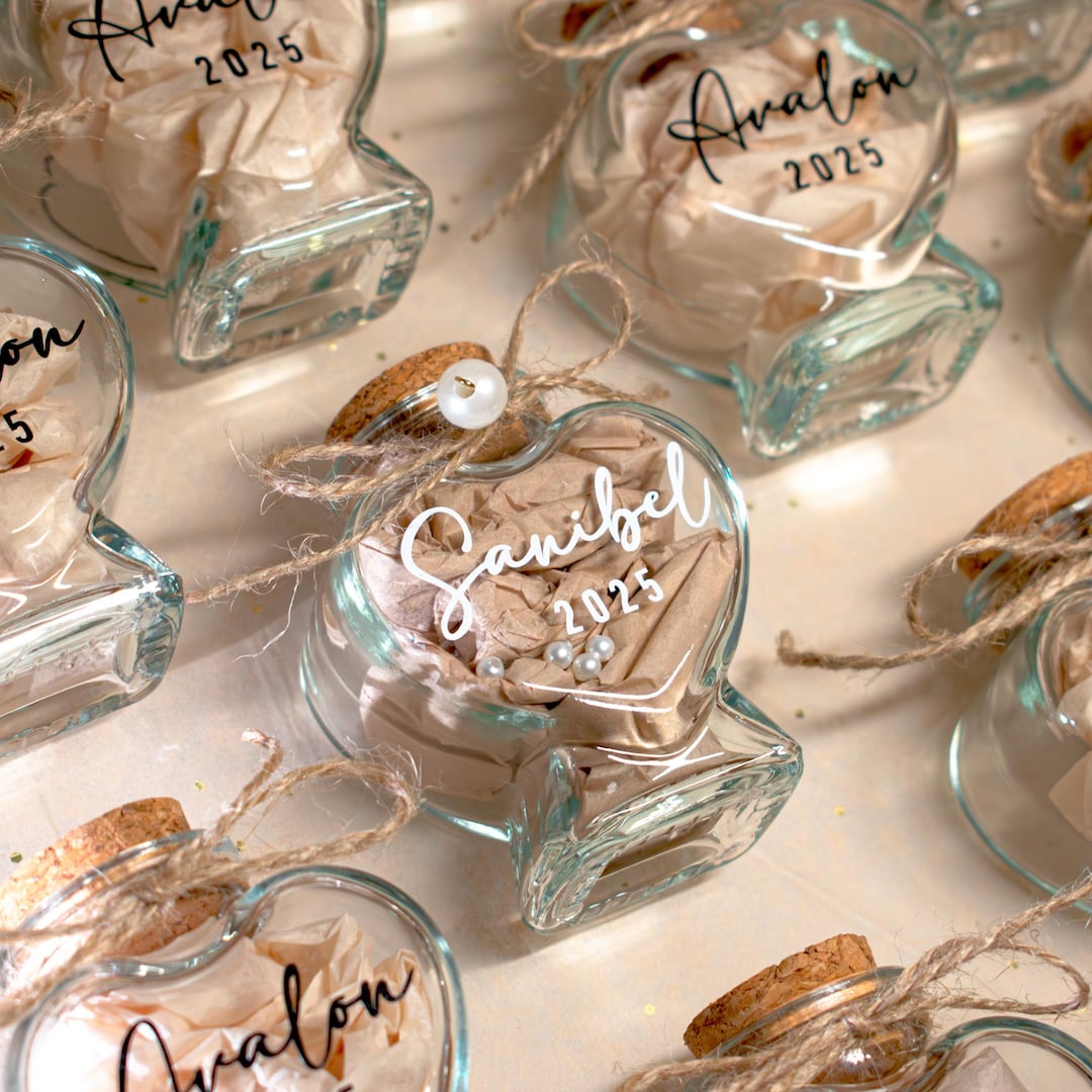 Personalized Memory Glass Jar Keepsake Jar to Preserve Special Moment ...