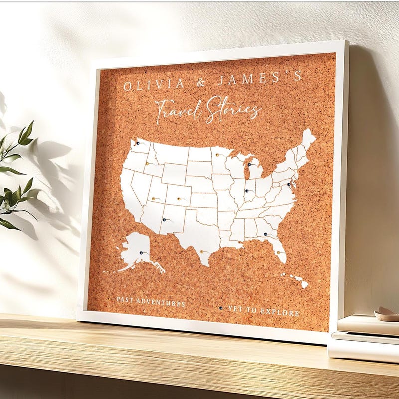 Couples Us Adventure Map - Etsy