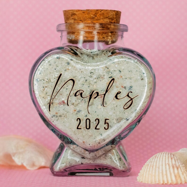 Vacation Beach Keepsake Sand Bottle Memory Jar Personalized Sand Gift ...