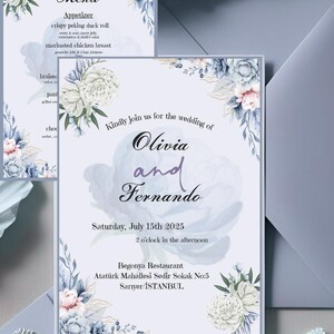 Editable Wedding Invitation - Personalized for You! - Etsy