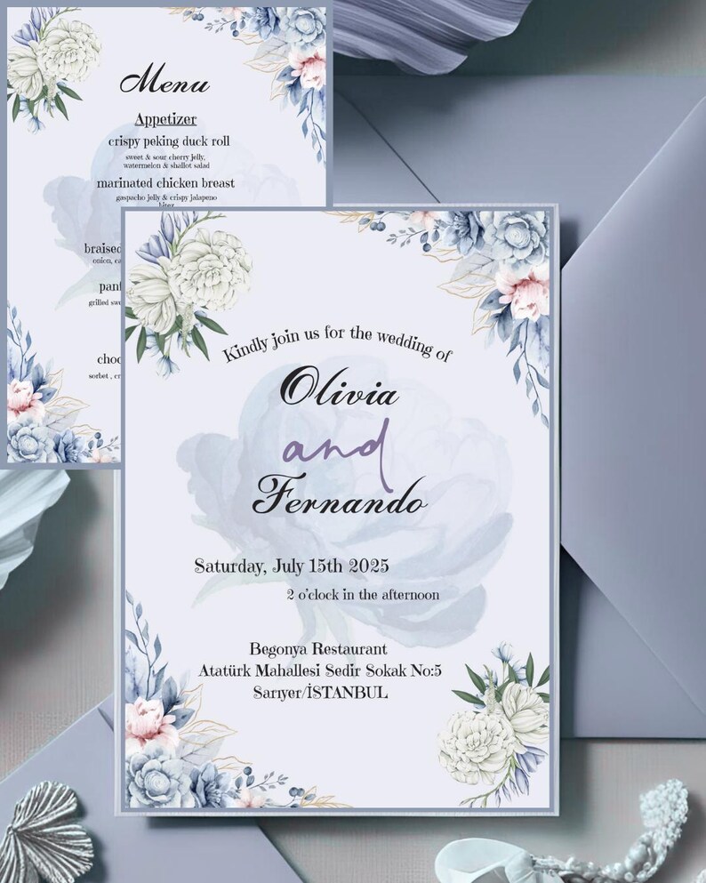 Editable Wedding Invitation - Personalized for You! - Etsy