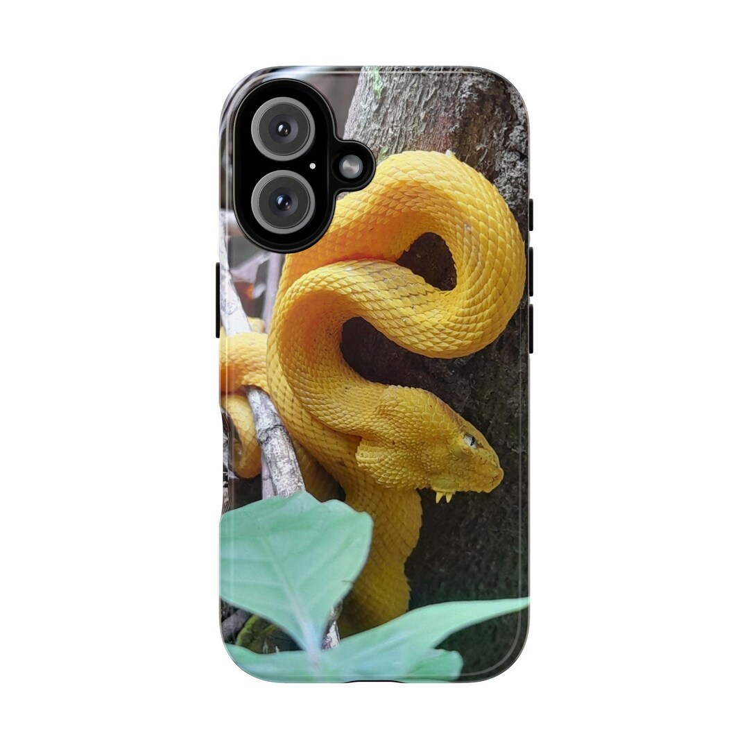 Vibrant Snake Phone Case, Tough iPhone Cover, Wildlife Lover Gift ...