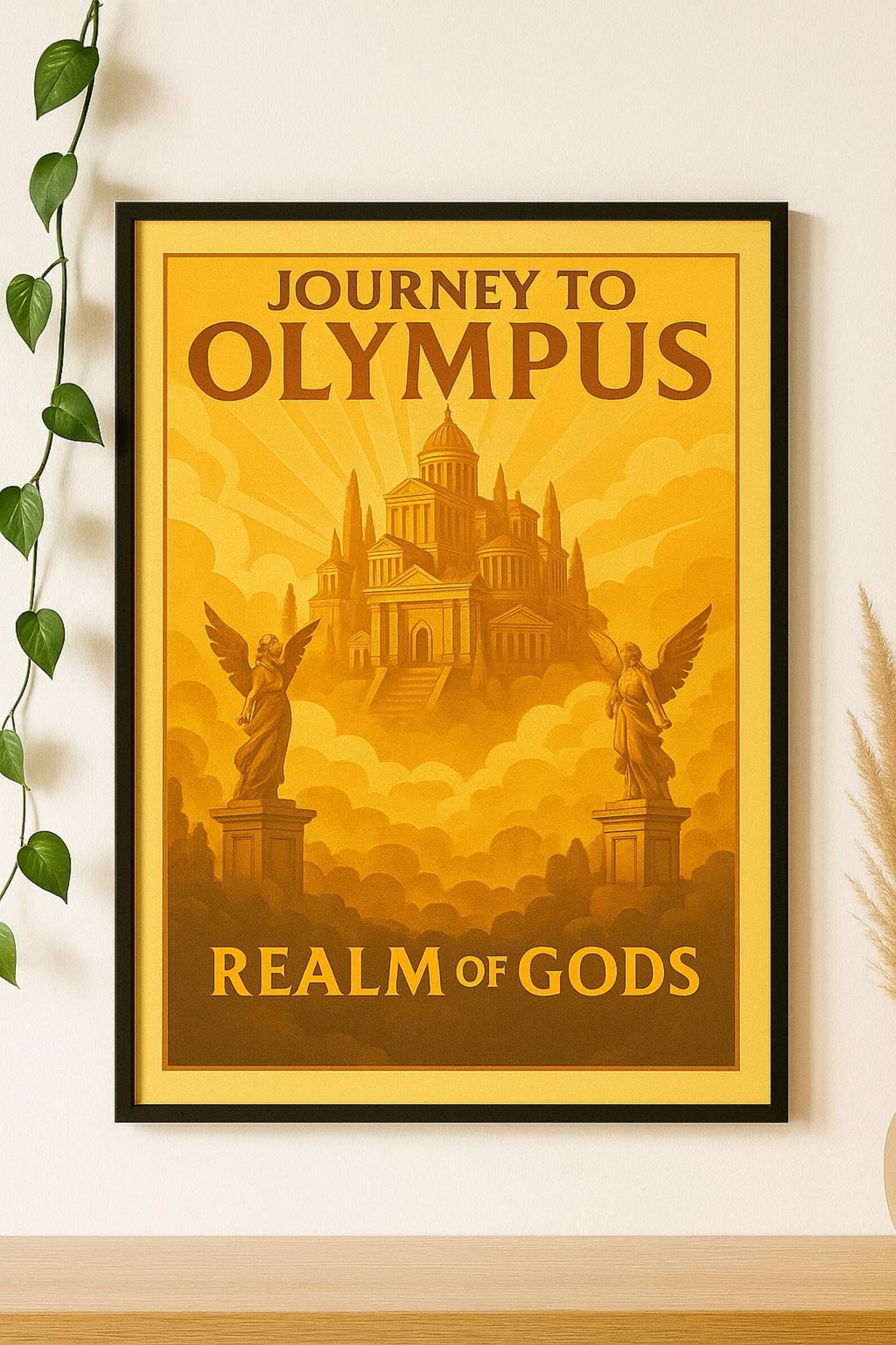 Olympus Poster: Vintage Greek Mythology Wall Art (digital Print) - Etsy