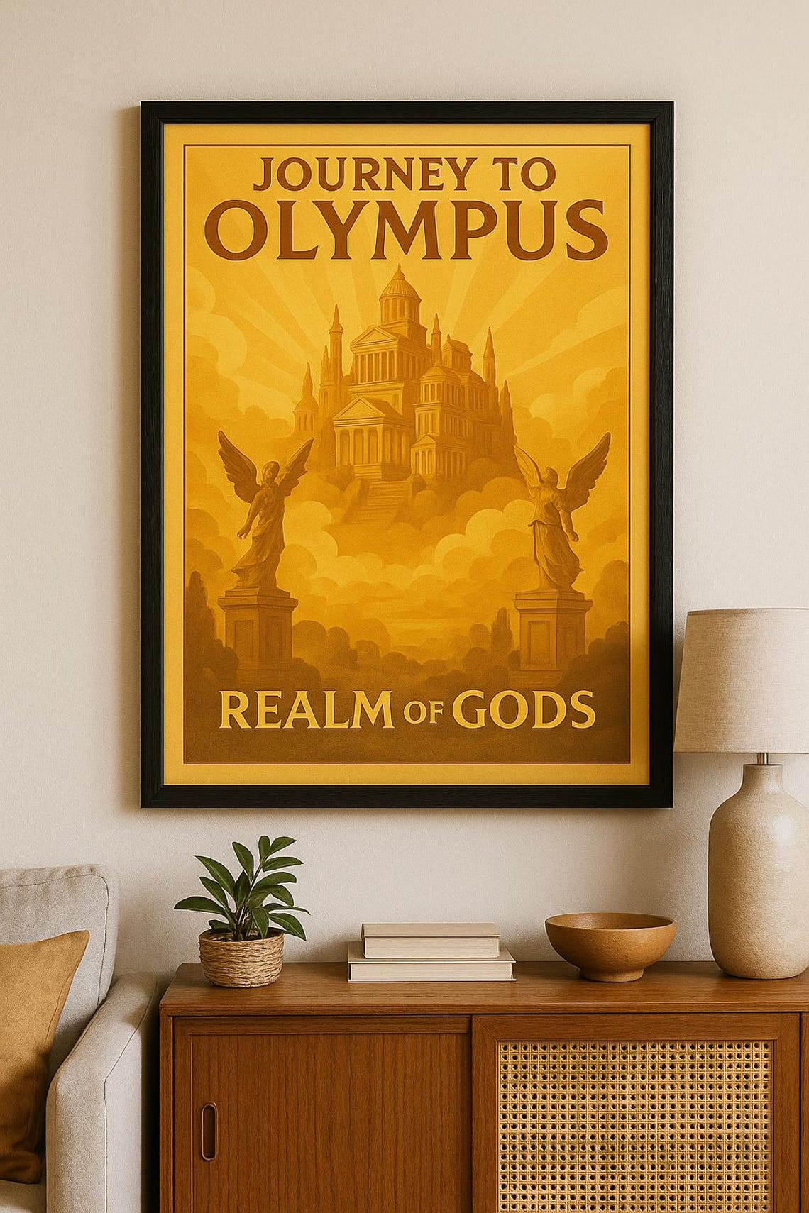 Olympus Poster: Vintage Greek Mythology Wall Art (digital Print) - Etsy