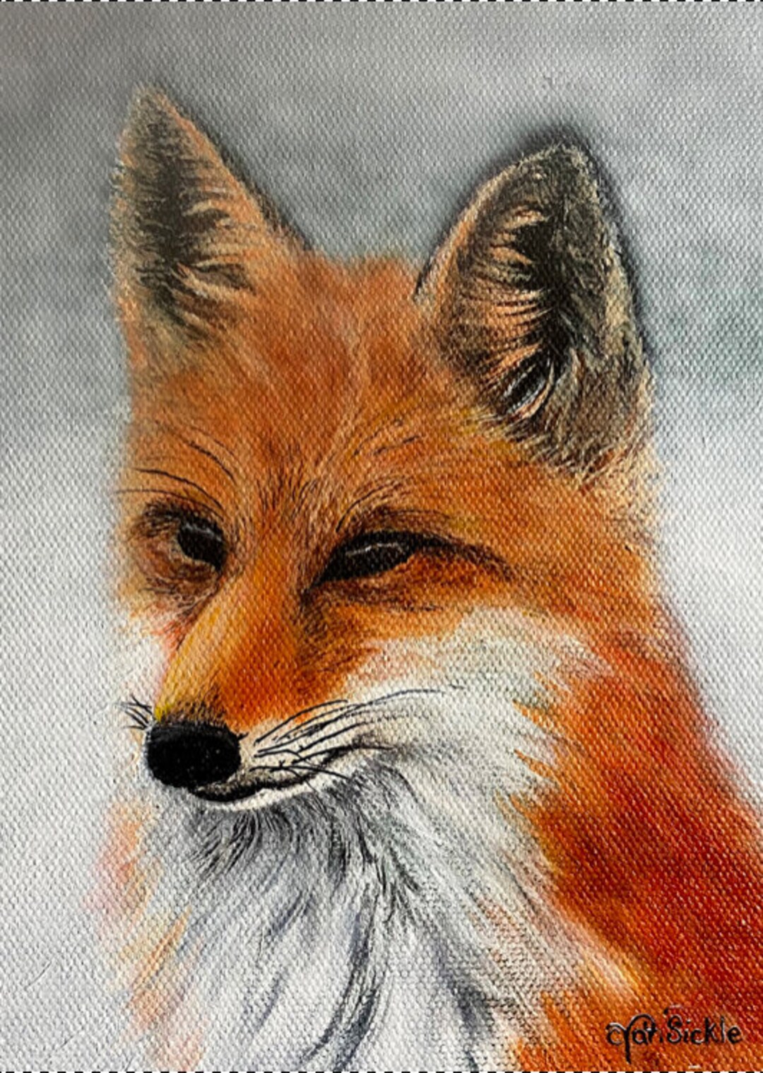 The Sly Fox 5x7 Art Print - Etsy