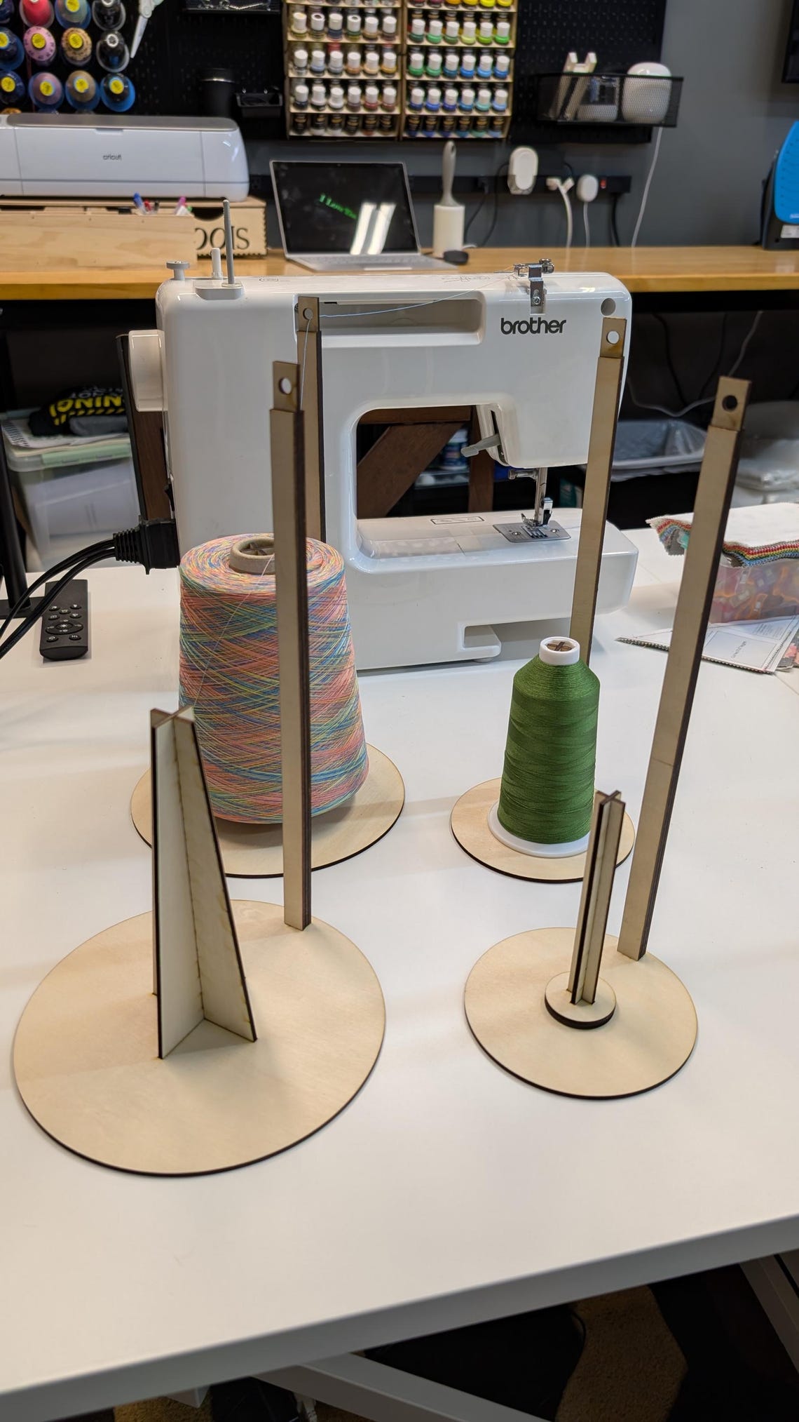 External Thread Holder Stand Sewing Machine Spool - Etsy