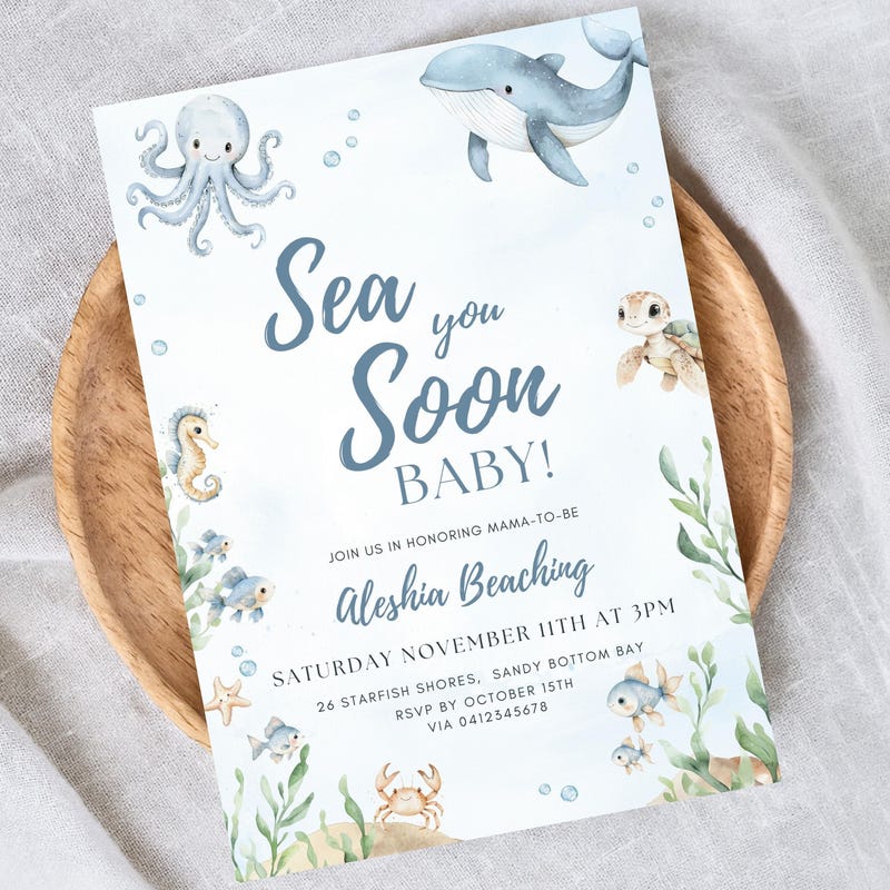 Under the See Invitations - Etsy
