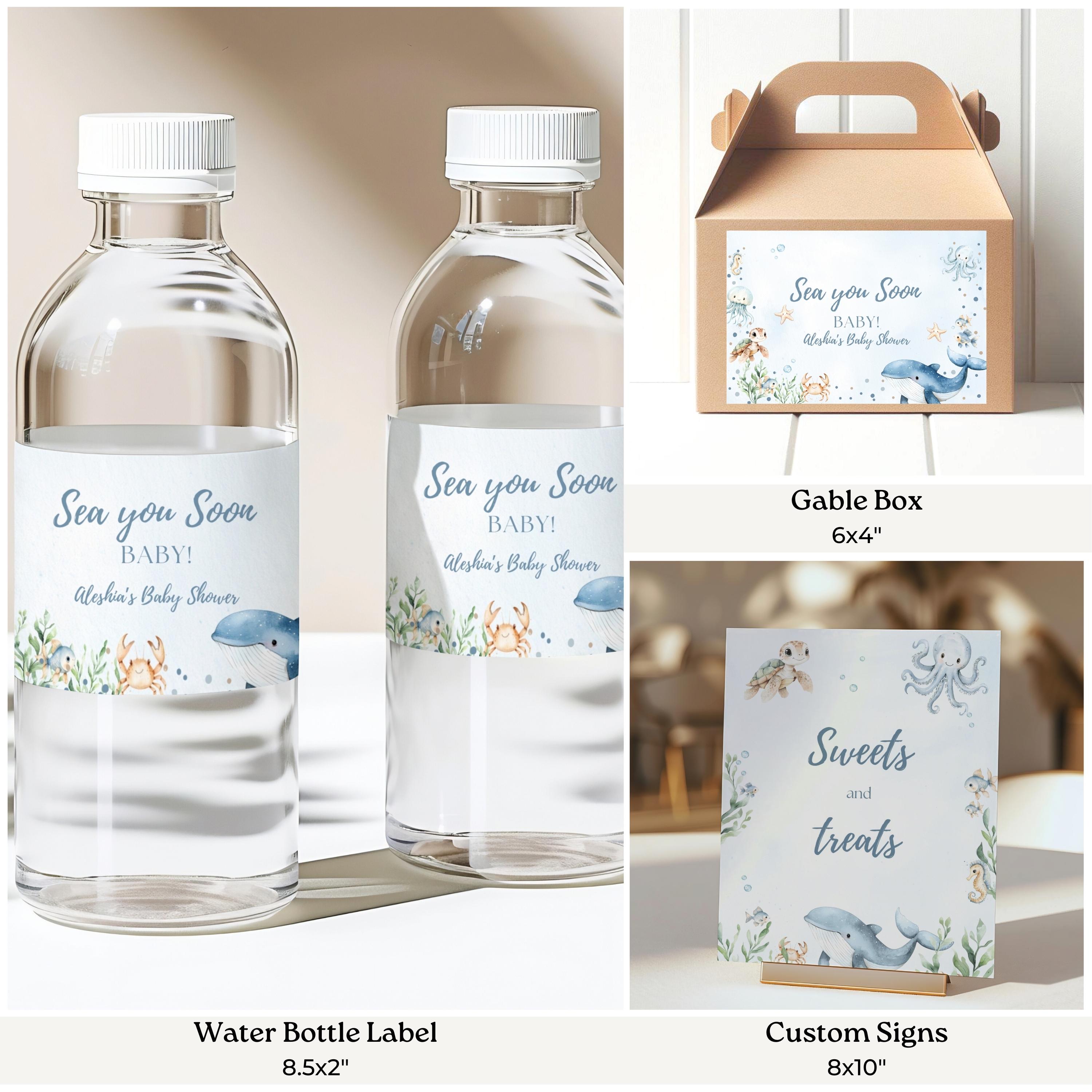 Sea You Soon Baby Bundle Summer Under the Sea Baby Shower Decor for Boy ...