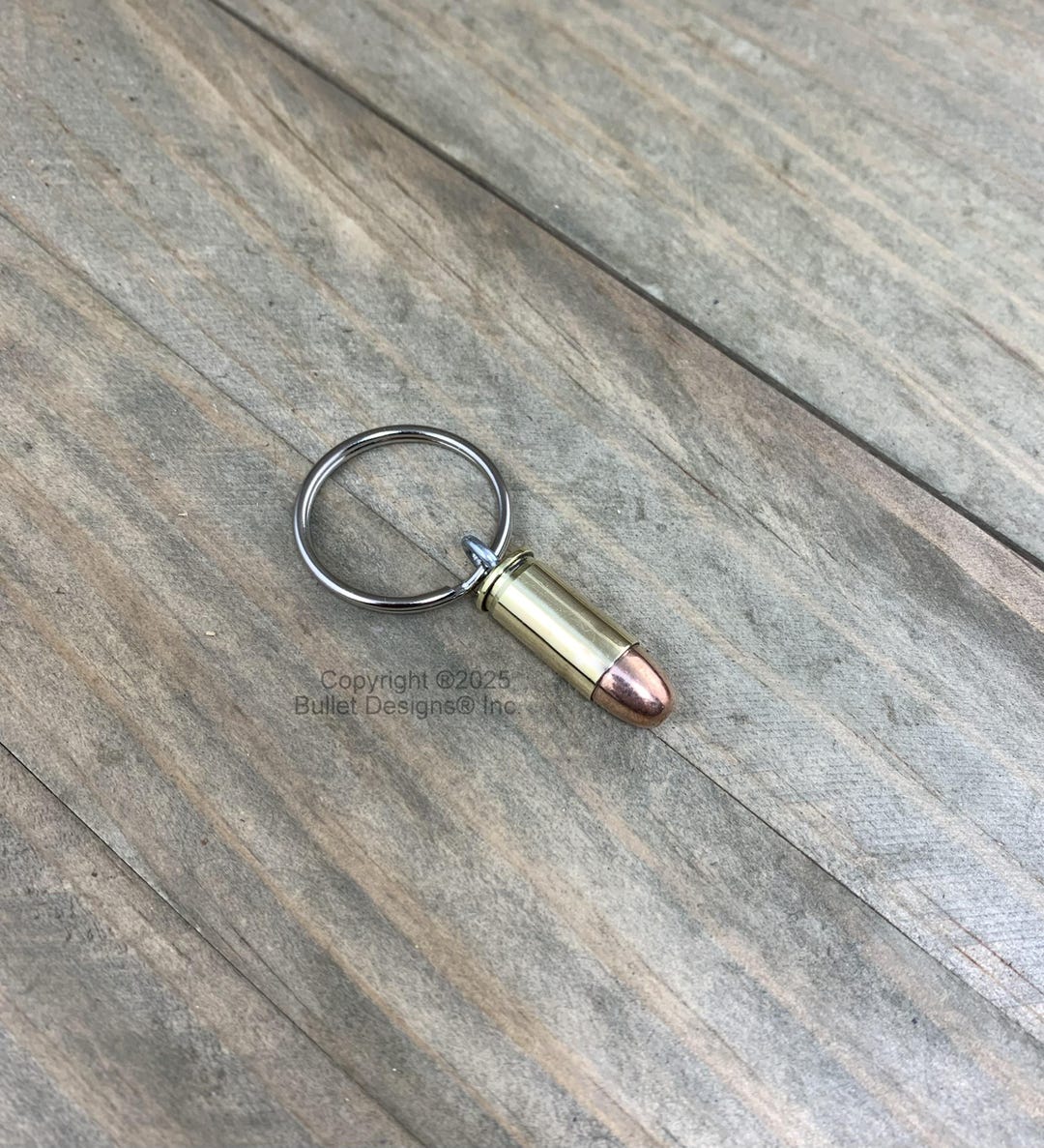 32 Auto Brass Bullet Keychain, Bullet Keyring, Gold Tone, Recycled - Etsy