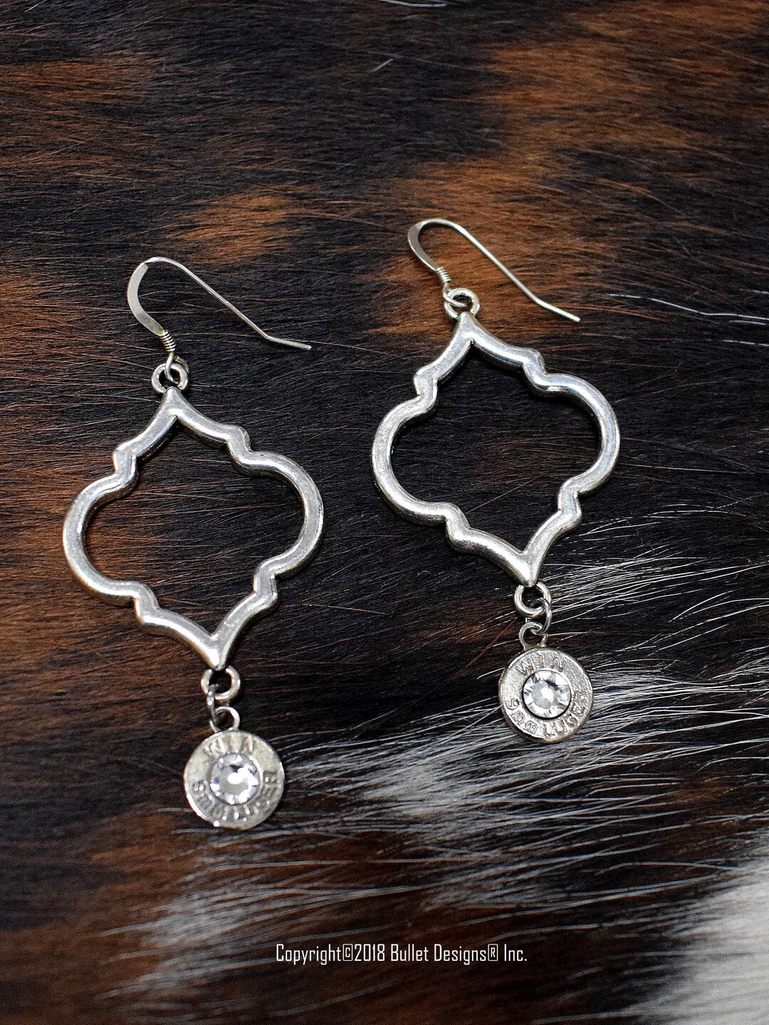 Bullet Earrings, Moroccan Arabesque Bullet Earrings, Boho, Bohemian ...