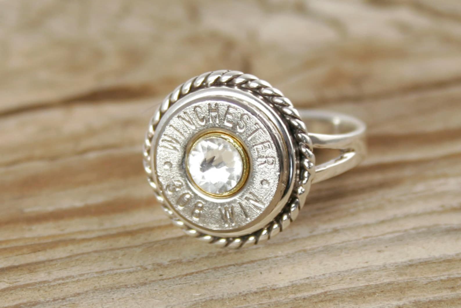 Bullet Ring Sterling Silver Rope Bullet Ring Sterling Silver - Etsy