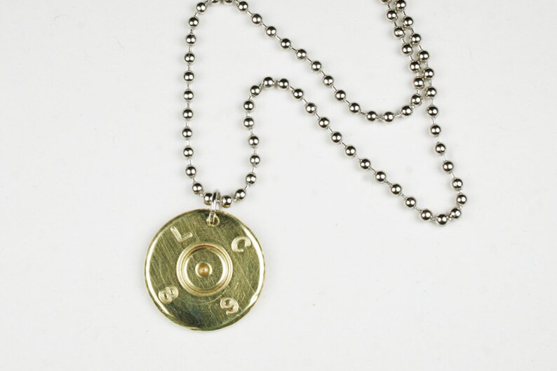 Bullet Necklace / Authentic 50 Caliber Bmg Bullet Head Necklace ...