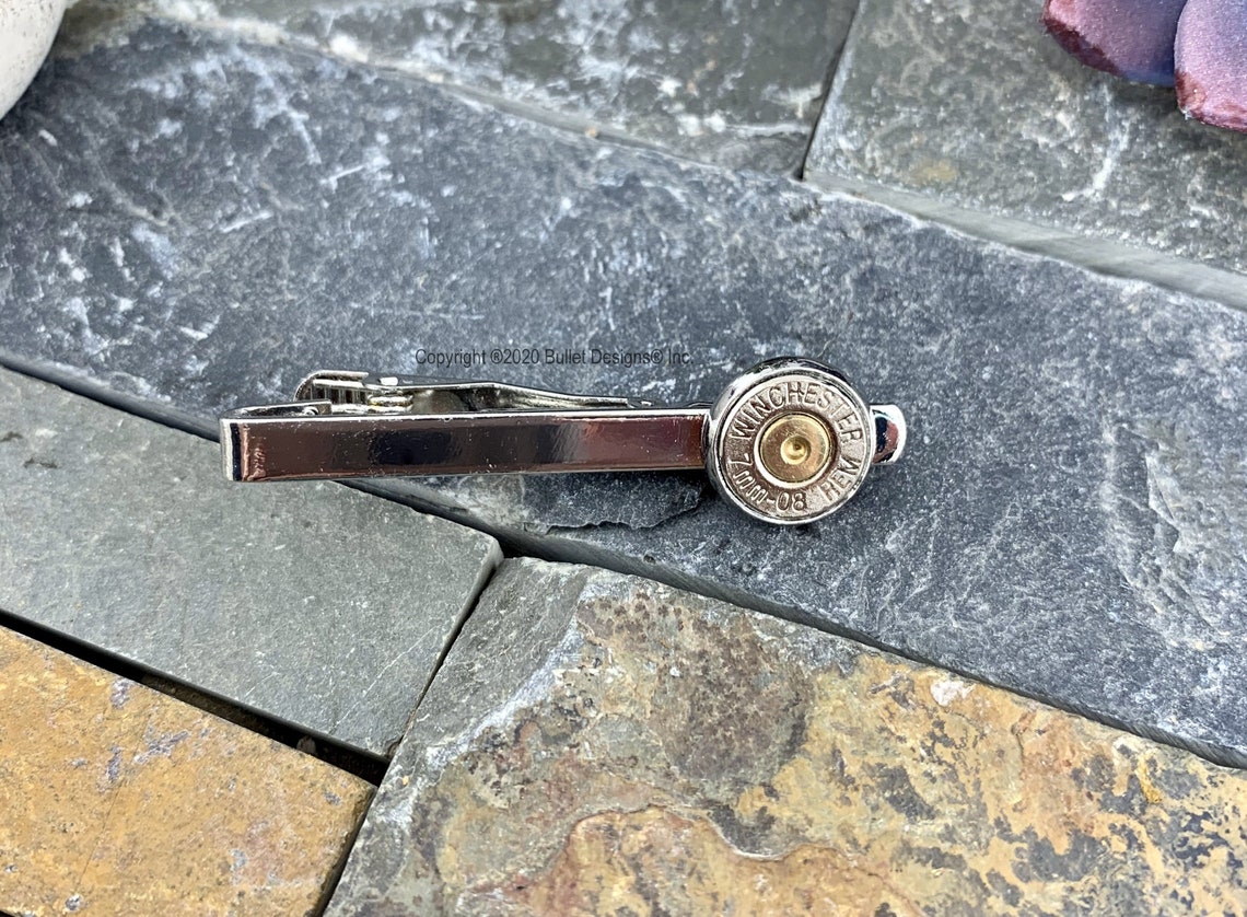 Bullet Tie Clip 7mm-08 Bullet Tie Clip Bullet Tie Bar - Etsy