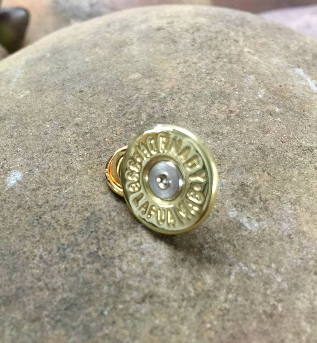 Tie Tack, 338 Lapua Bullet, Hat Pin, Brass, Custom - Etsy