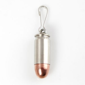 Bullet Zipper Pull / 45 Auto Nickel Bullet Zipper Pull 45A-N-BC-ZP ...