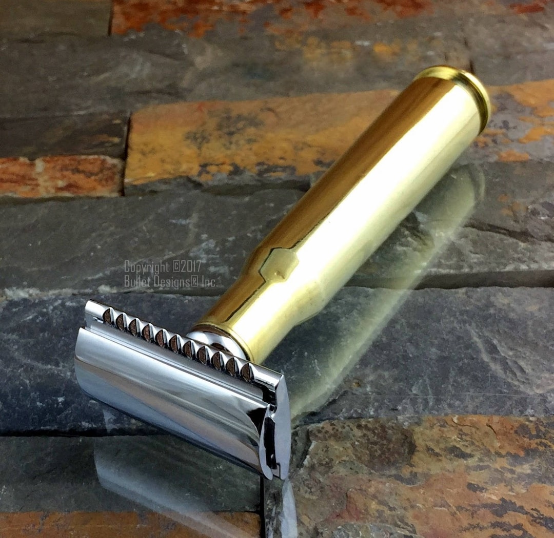 Safety Razor, Bullet Razor, 50 Caliber Bullet Razor, 50 Cal Safety ...