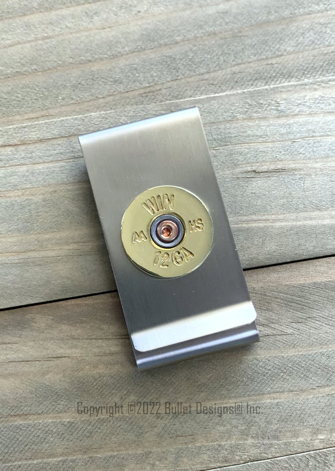 Bullet Money Clip, Custom Engraved, Double Sided, Winchester 12 or 20 ...
