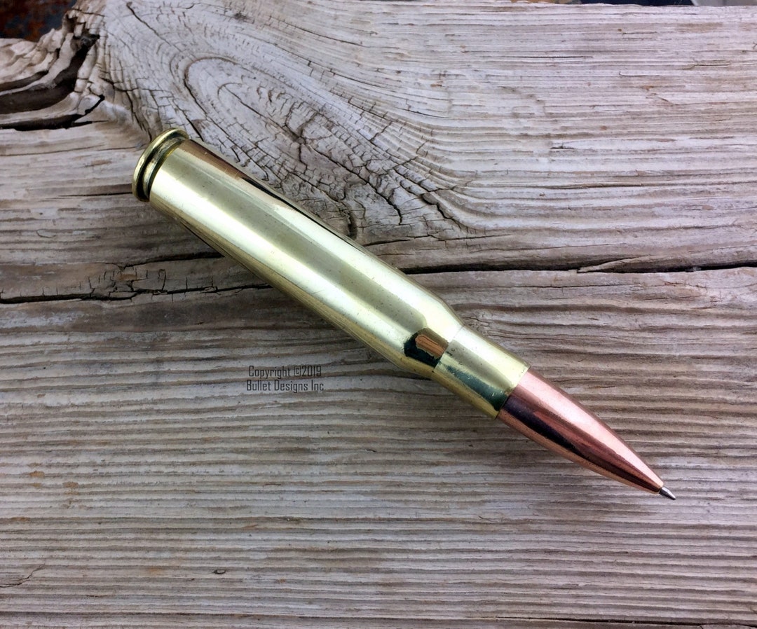 50 Caliber Bullet Ink Pen, 50BMG, Bullet Pen, 50 Cal Ink Pen, Groomsman ...